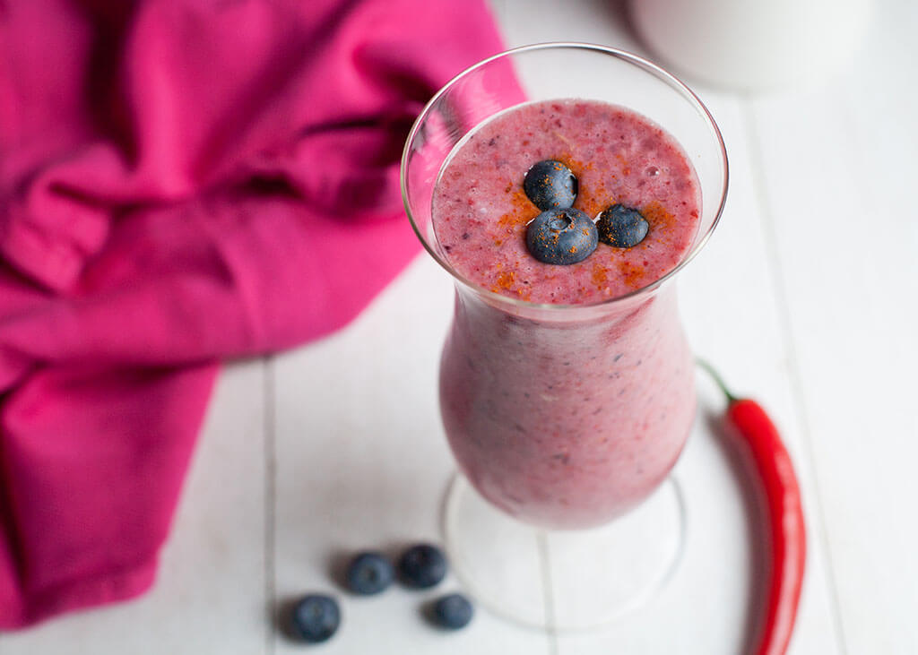 Bosvruchten-chili smoothie - Paleo.nl