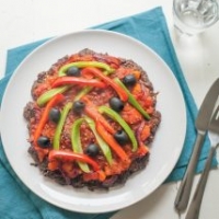 Paleo pepperoni meatza - Paleo.nl