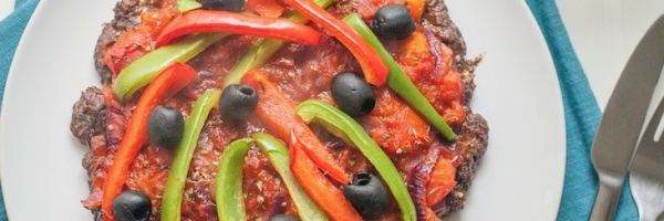 Paleo pepperoni meatza - Paleo.nl